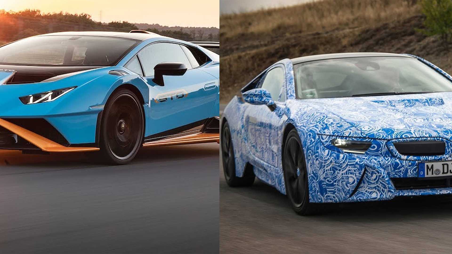 Lamborghini Huracán STO vs BMW i8