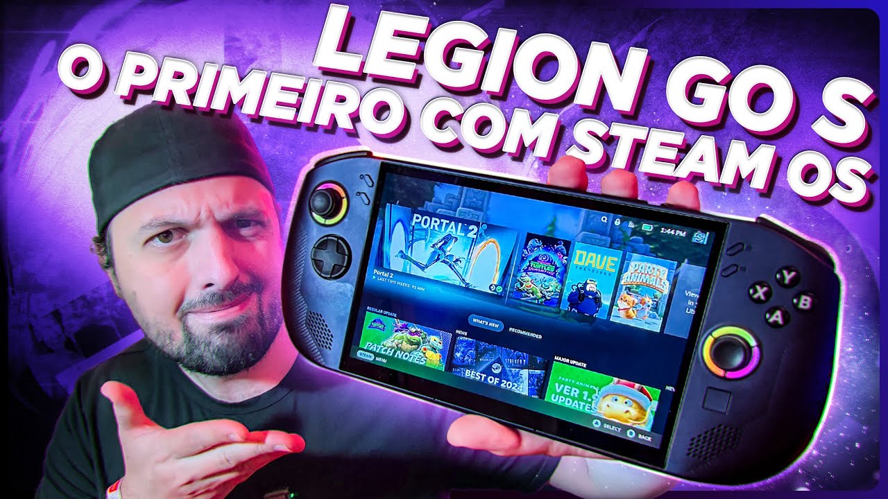 Legion Go S — O Primeiro com Steam OS e Chip AMD Z2 (Hands On)