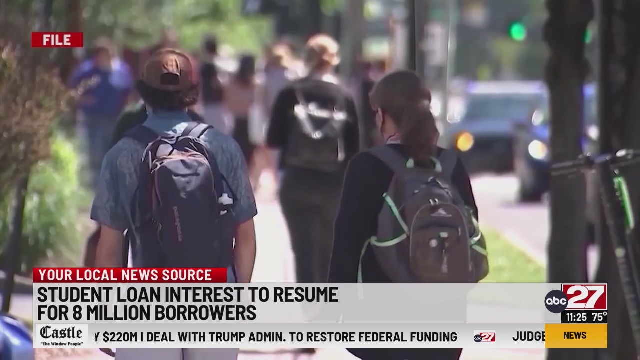Payments resume for 8 million student loan borrowers