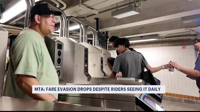 MTA reports fare evasions dropping, despite riders seeing it daily