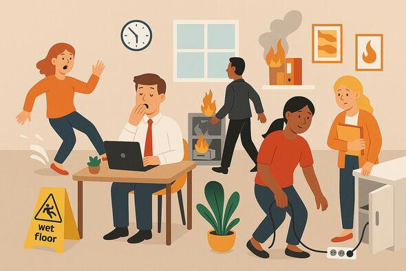 You have 20/20 vision if you can spot the five hidden office hazards in ...