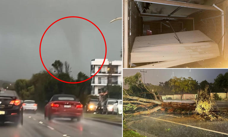 Tornado tears through one of Australia's ritziest suburbs