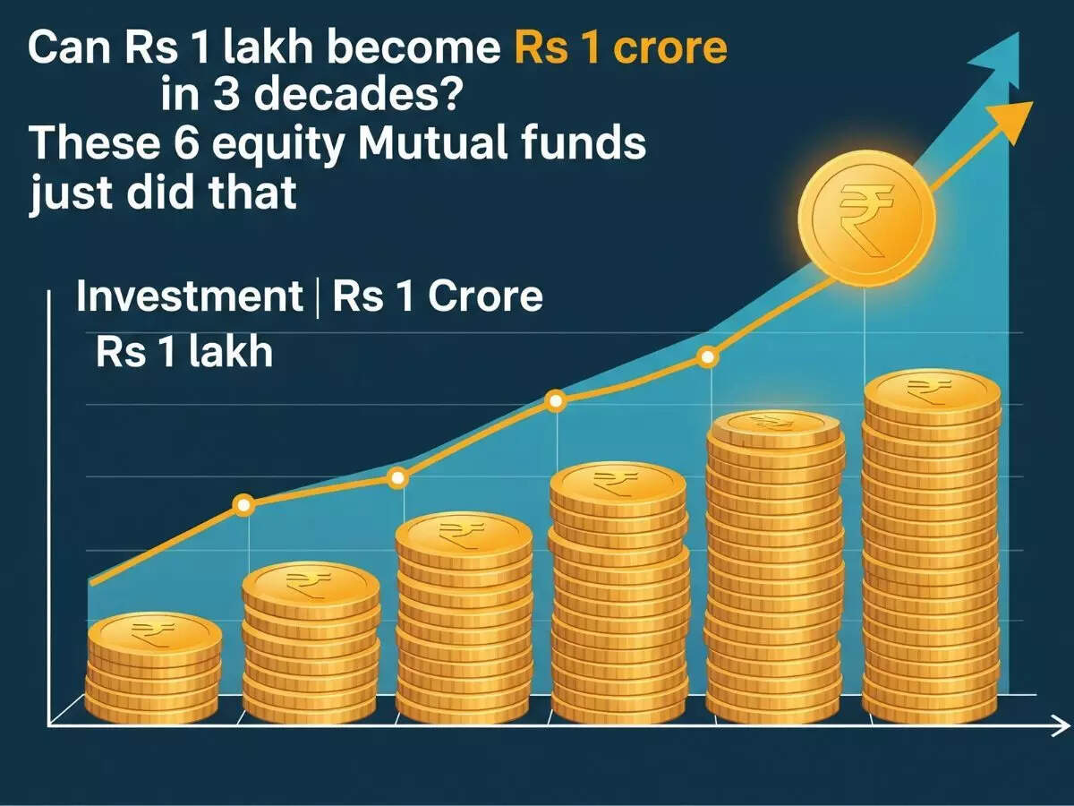 6 equity mutual funds turn Rs 1 lakh lumpsum investment into Rs 1 crore ...