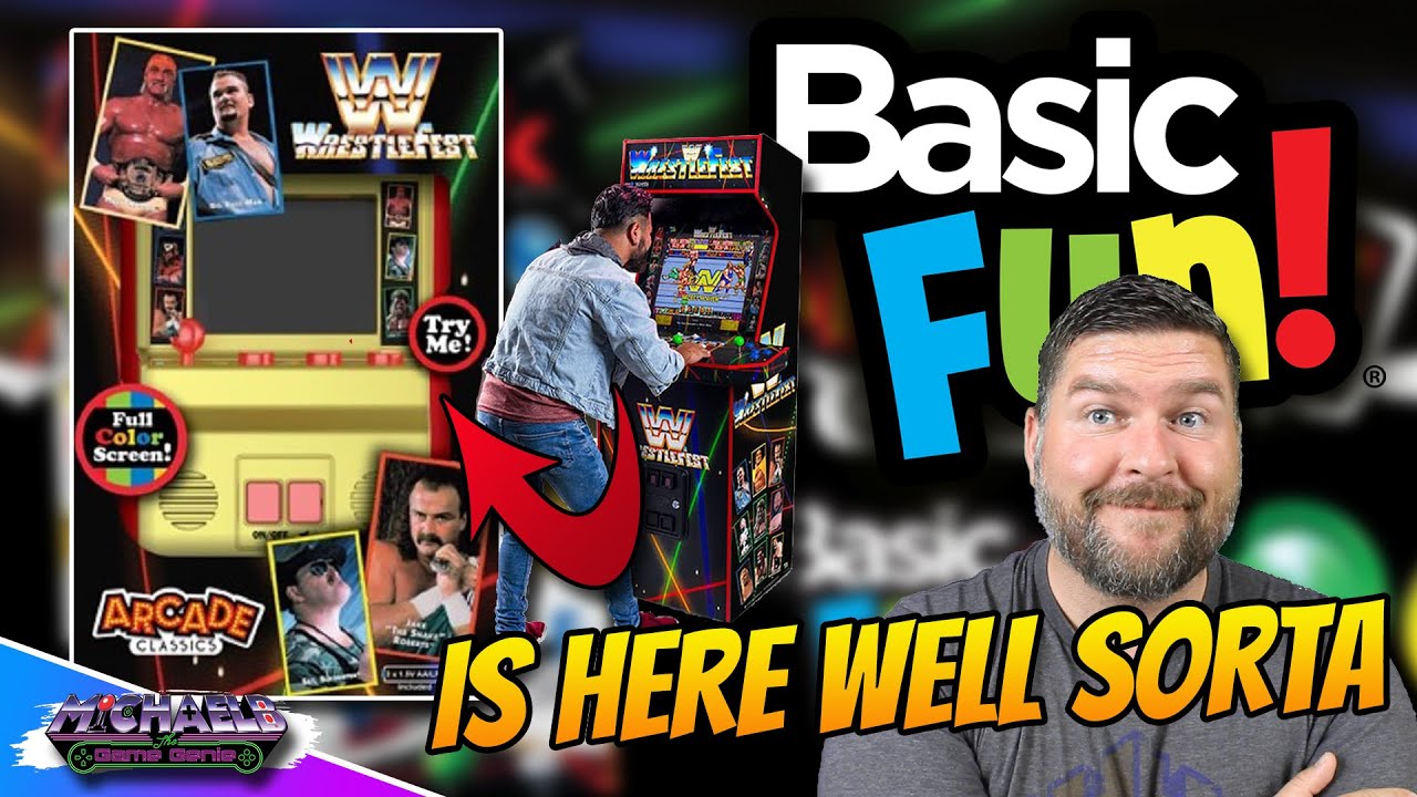 Basic Fun Wrestlefest Arcade Classics Is Here! (Not What You Think)