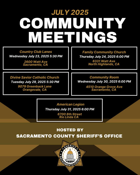 Sacramento County Sheriff’s Office holds community meeting to address ...