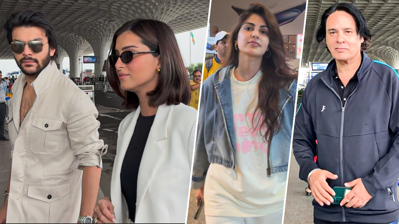 Mumbai Airport: Latest Love Birds Veer-Tara, Aashiqui Boy Rahul Roy ...