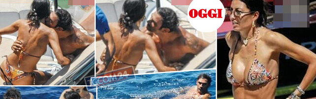 Elisabetta Gregoraci e Francesco Arca in barca a Pantelleria | L'attore: "Ma che stregato! Siamo ...