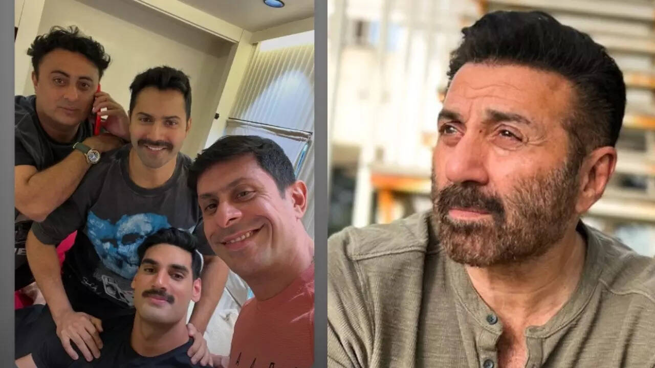 Ahan Shetty calls Varun Dhawan ‘Brother’ in BTS photo; Sunny Deol wraps ...