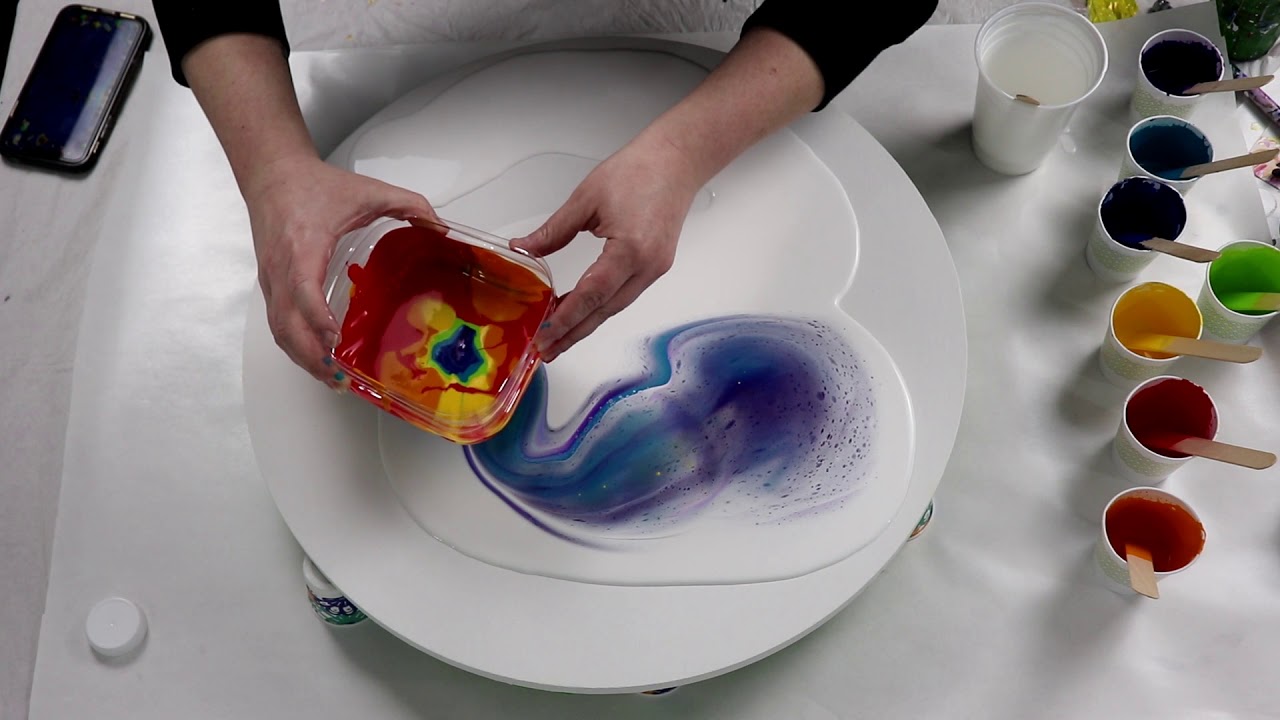 Chakra Rainbow Pour – Open Cup Magic with a Water Jug Top