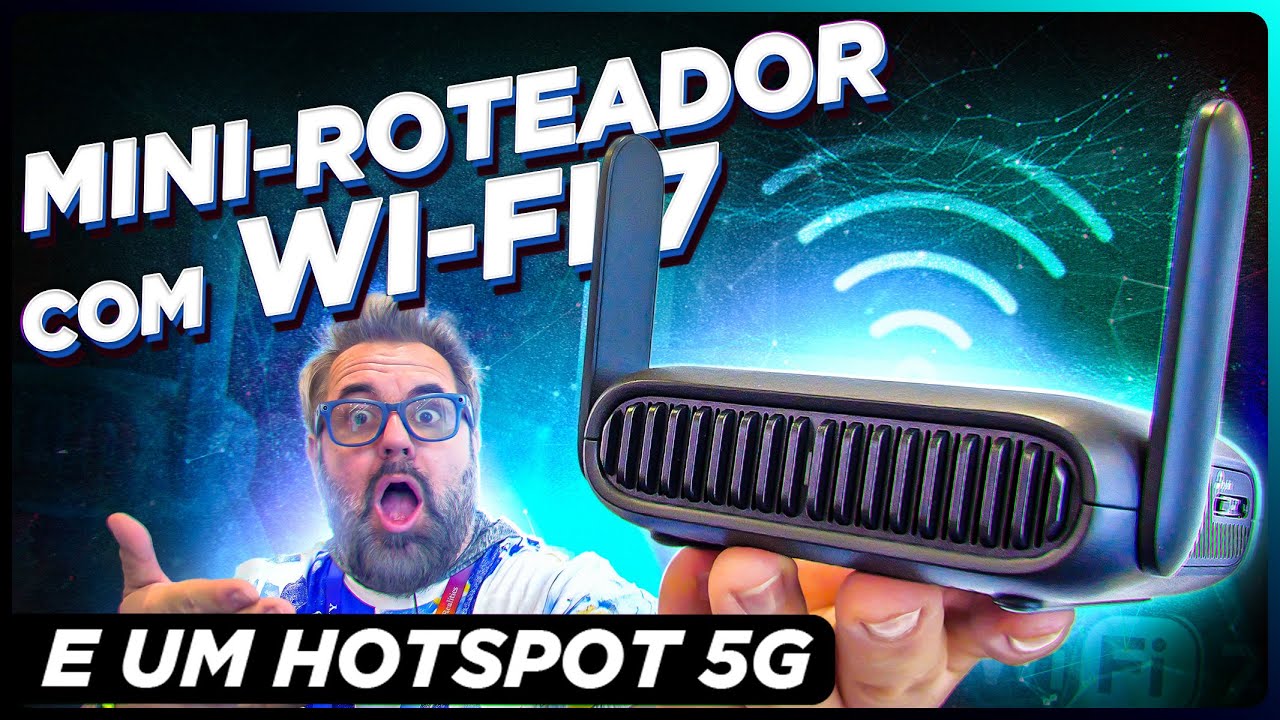 Wi-Fi 7 da TP-Link — Mini-Roteador de Viagem e Hotspot 5G