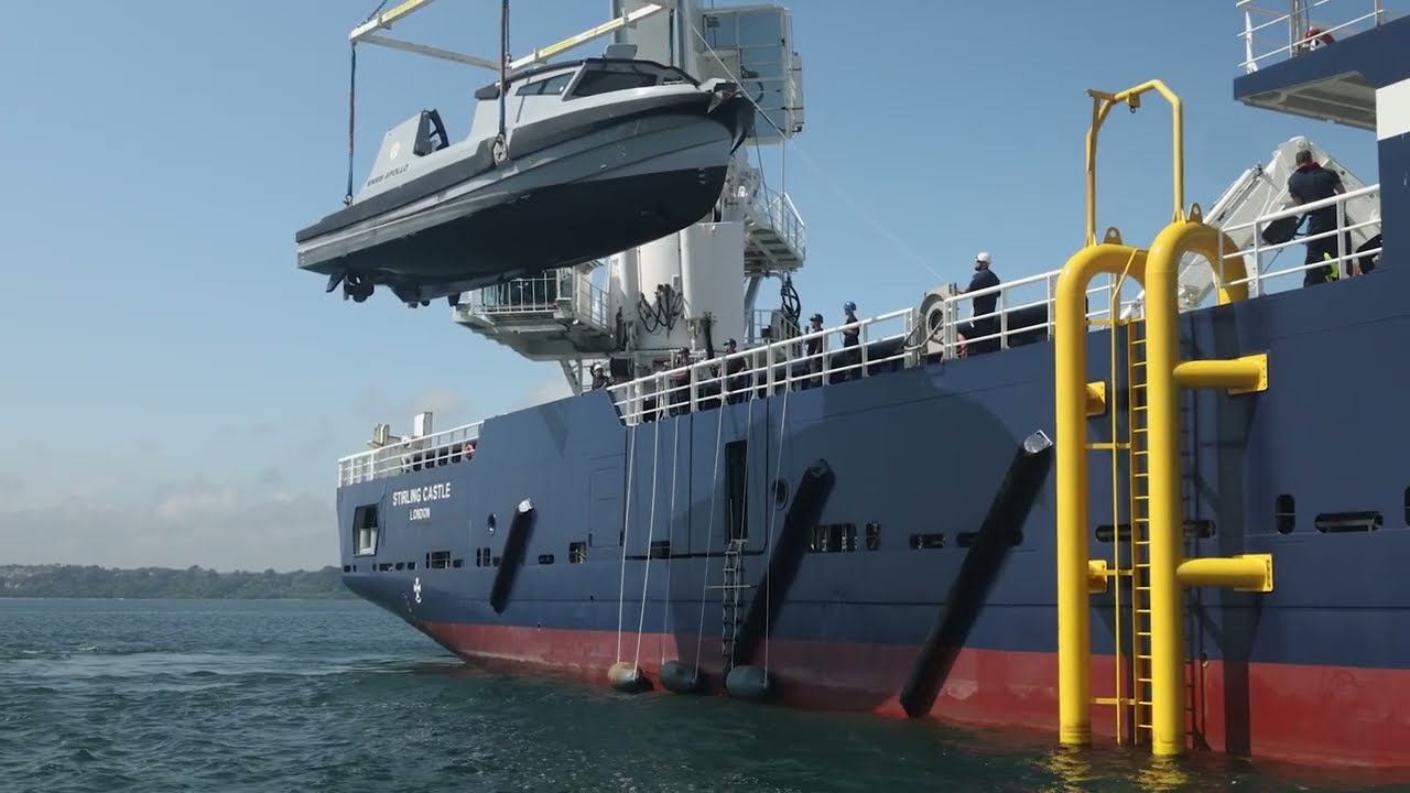 RFA Stirling Castle Deploys Autonomous Minehunters