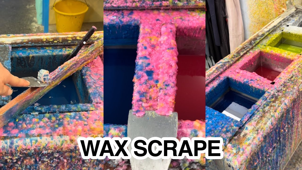 Satisfying Wax SCRAPE!