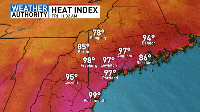 Sweltering heat and humidity on tap for Maine, severe storms possible ...