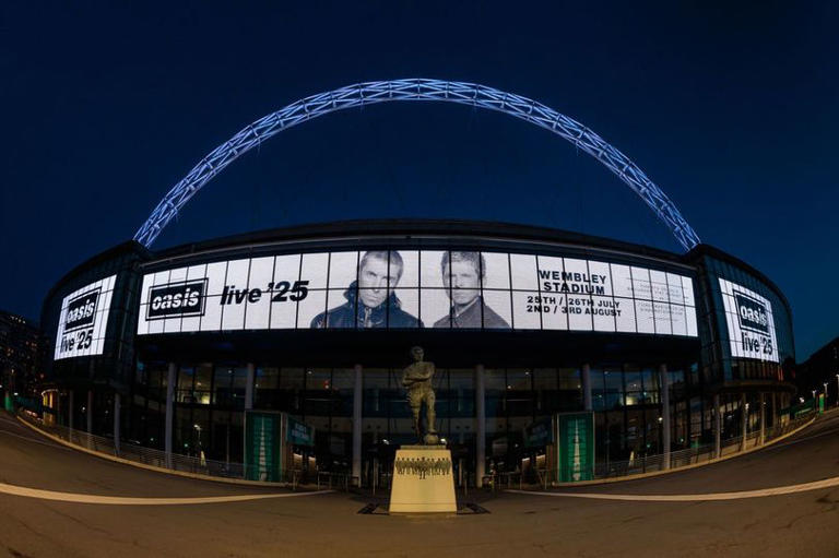 What time gates open for Oasis at London Wembley Stadium and when gig ...