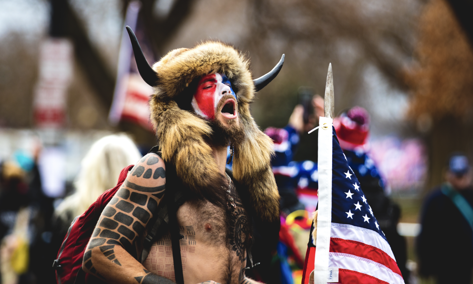 What a fraud: QAnon shaman publicly trashes Trump in profanity-laden post