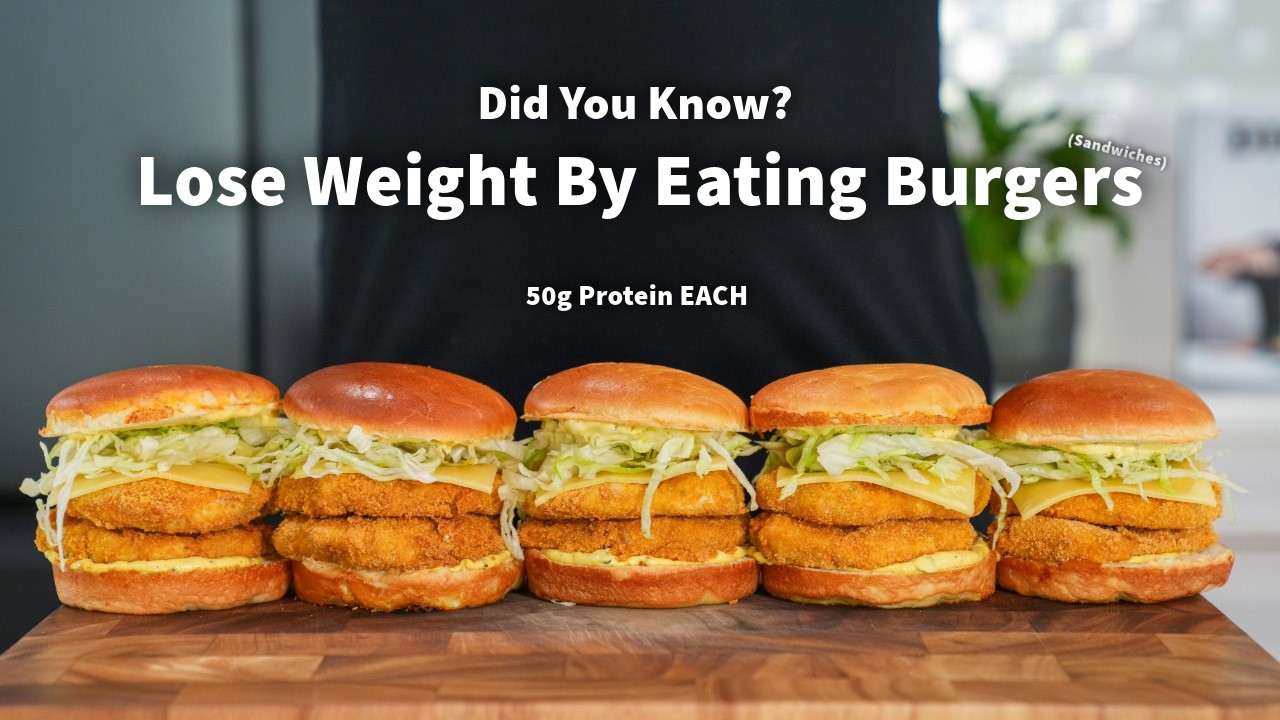 High Protein | Chicken Burger Meal Prep | Eat Burgers and Still Lose Weight