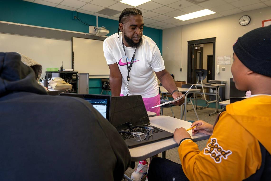 ‘Teacher of the Year,' knows how to connect with his KC students, they ...