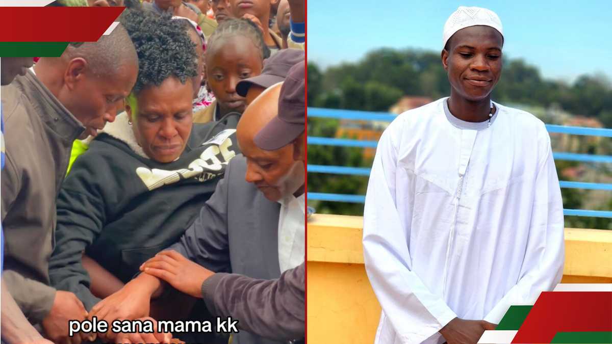 Video of KK Mwenyewe's mother giving gift to Catholic church at burial ...