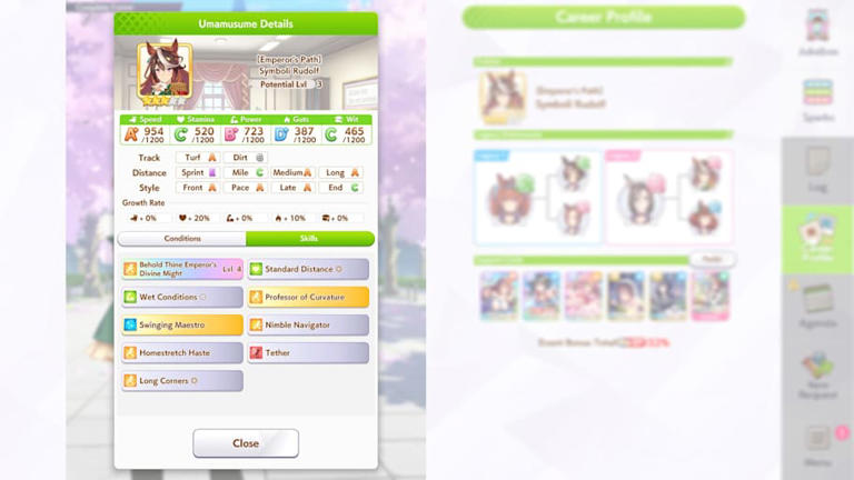 Umamusume: Symboli Rudolf build guide