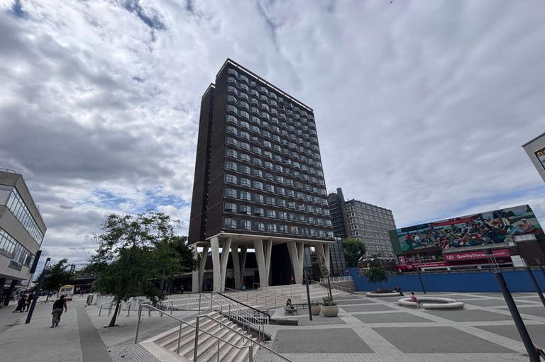 Residents moved out of Grade II listed tower block after water leak ...