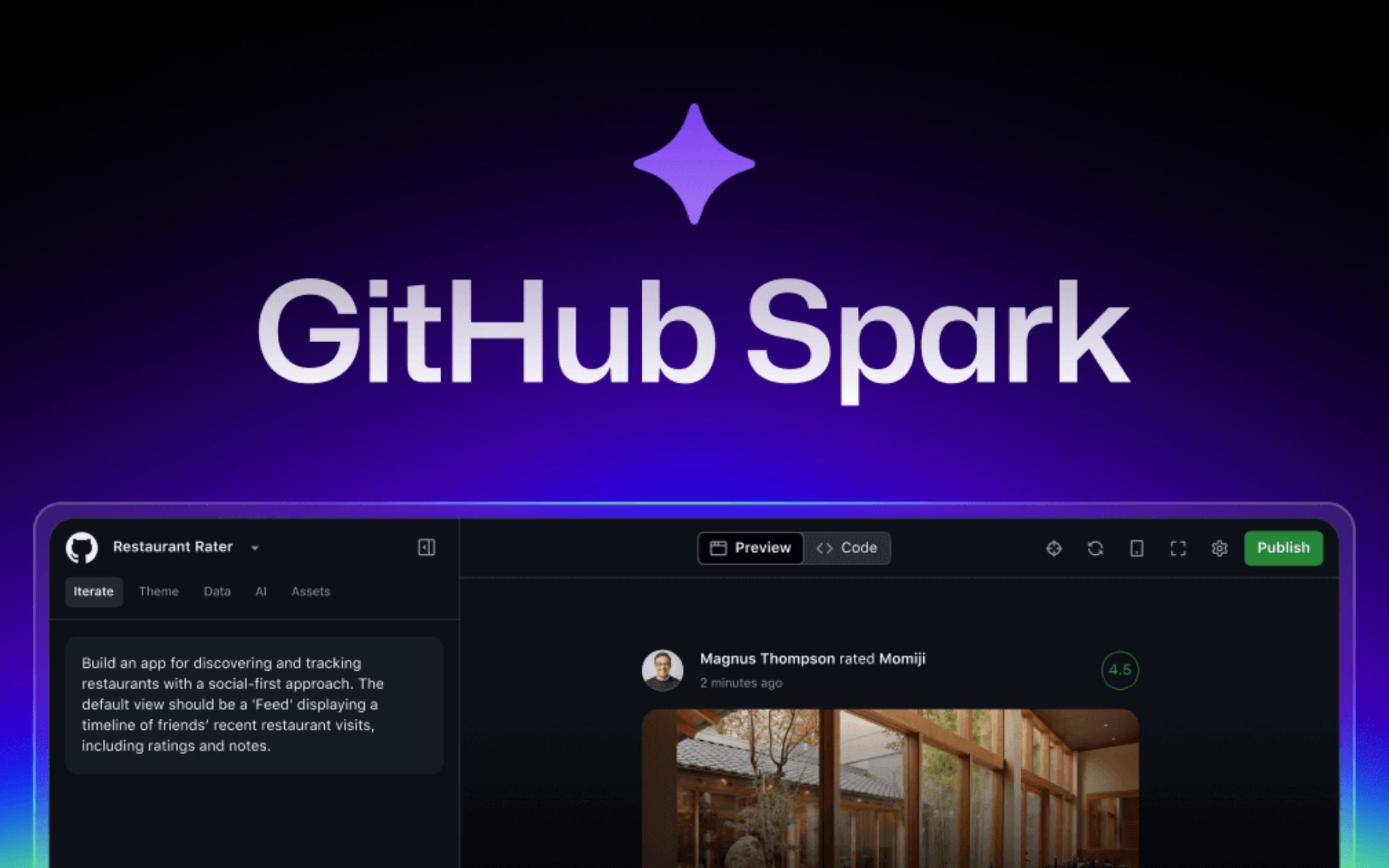 GitHub Spark: sviluppo app da zero al deployment con l’AI di Copilot Pro+