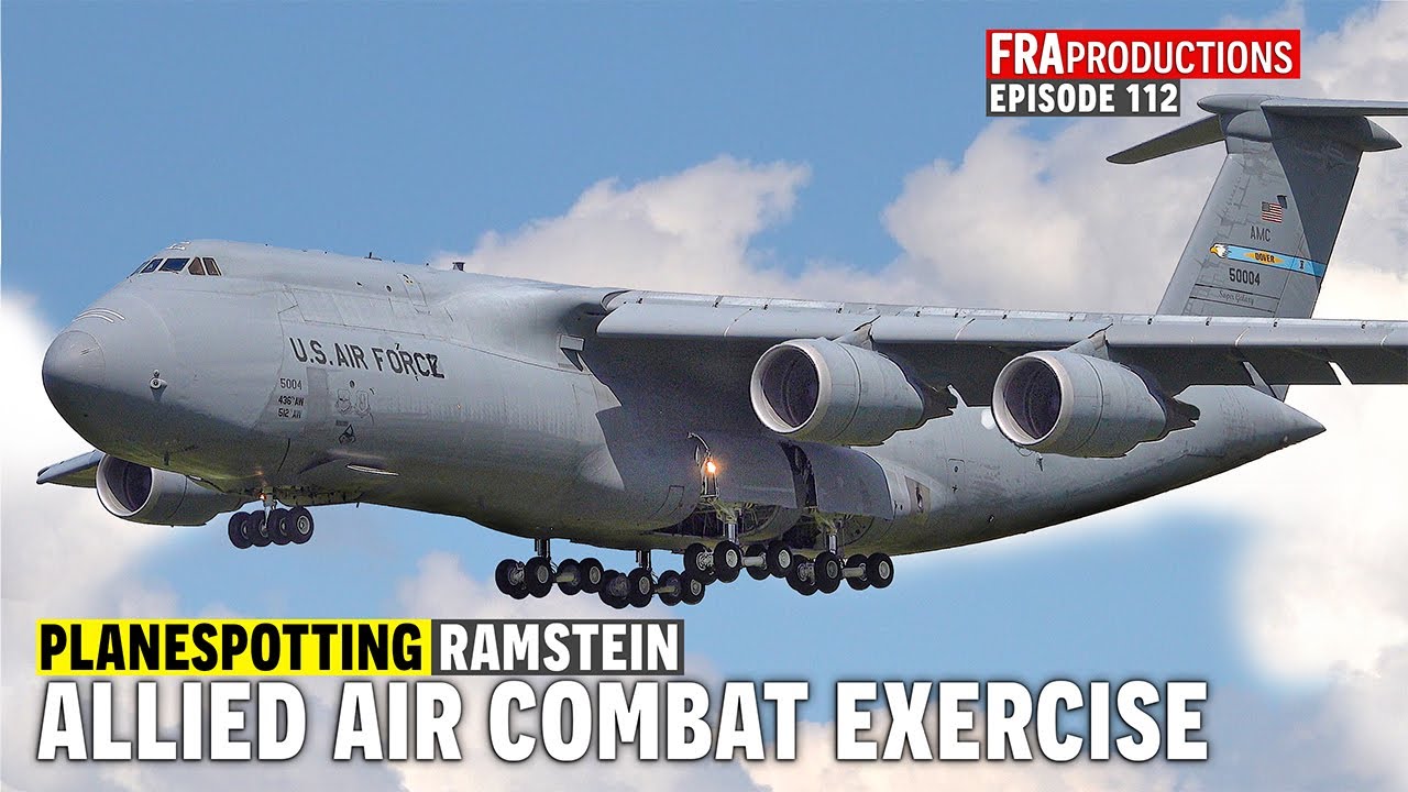 Ramstein Planespotting: Heavies & Combat Training in Action
