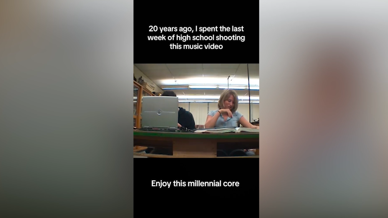 Millennial core high school video from 20 years ago goes viral