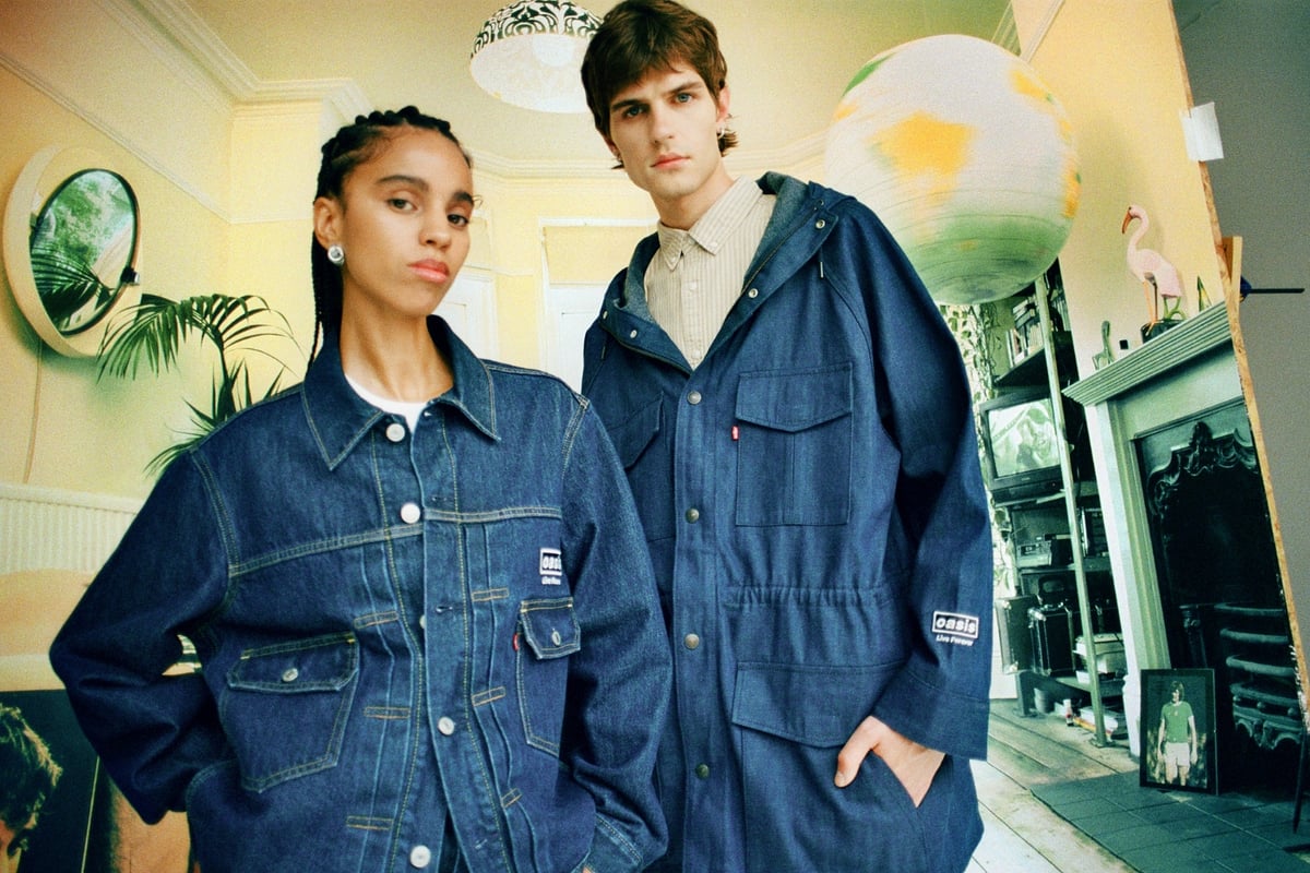 The Levi’s® x Oasis collection brings Britpop style to your wardrobe