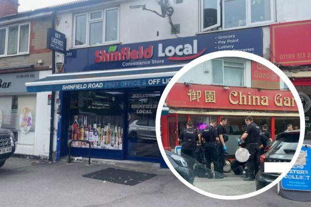 Armed police chase man into shop and he causes damage trying to evade ...