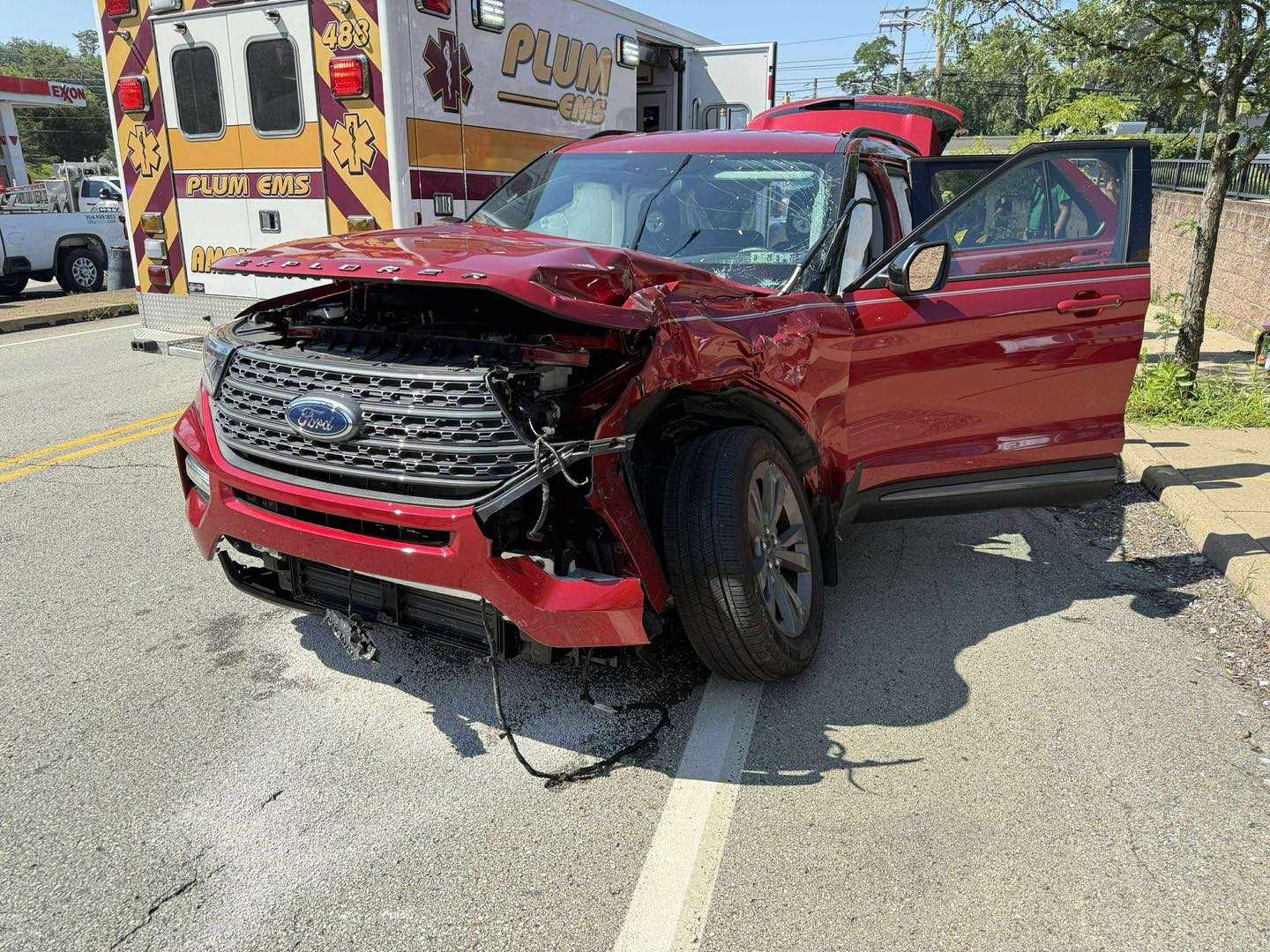 Two people treated by paramedics following crash in Penn Hills
