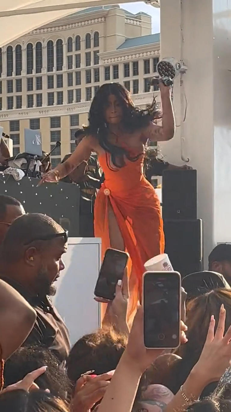 Cardi B sued for hurling microphone at audience member