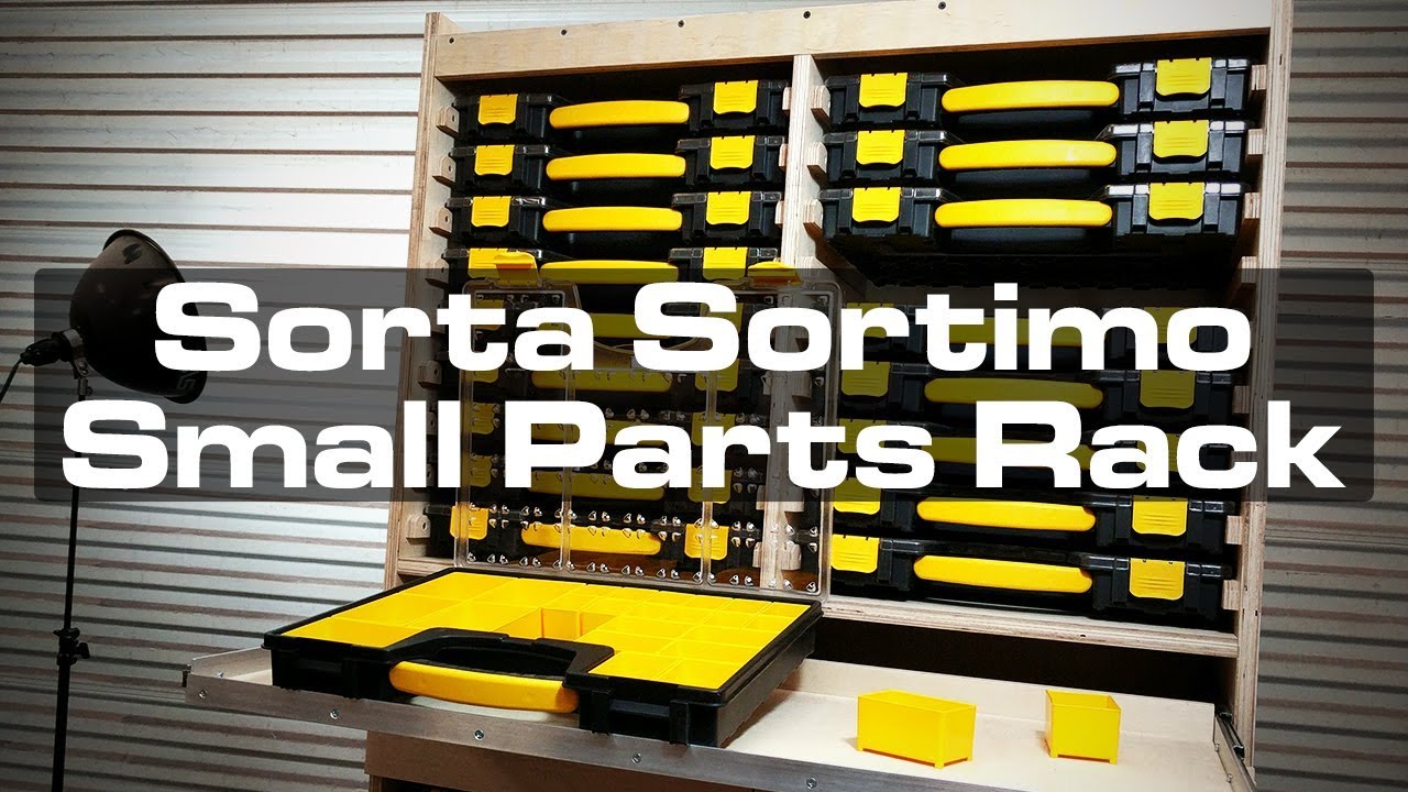 Organize Your Workshop with This Parts Rack Hack