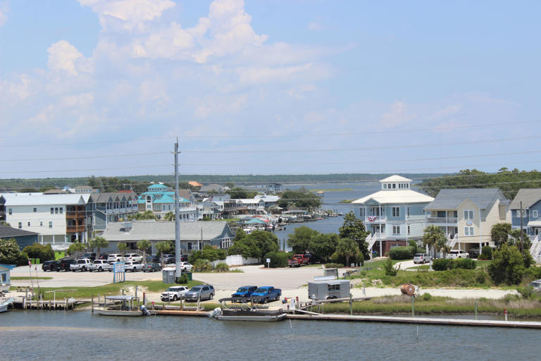 Slow down and enjoy the views from the Surf City Bridge