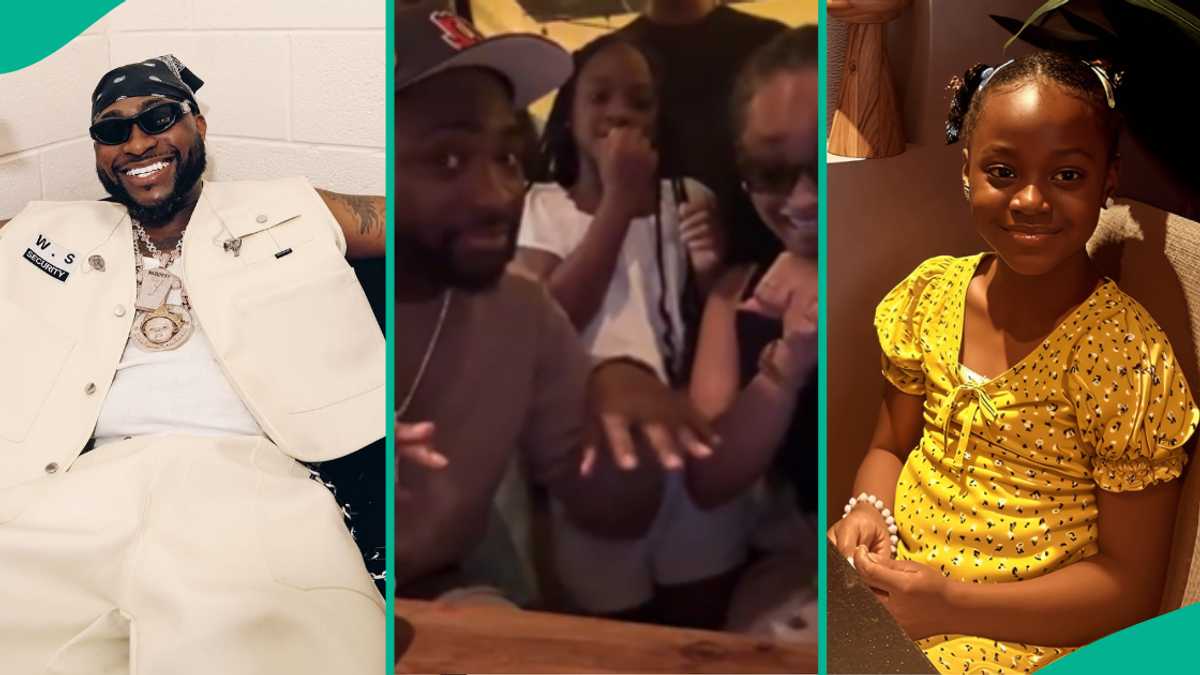 Davido's daughter Hailey shows fun side as she and singer recreate I'm ...
