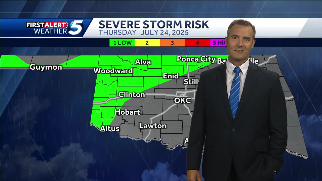 Thursday July 24, 2025 FORECAST: Alert Day, Risk Late