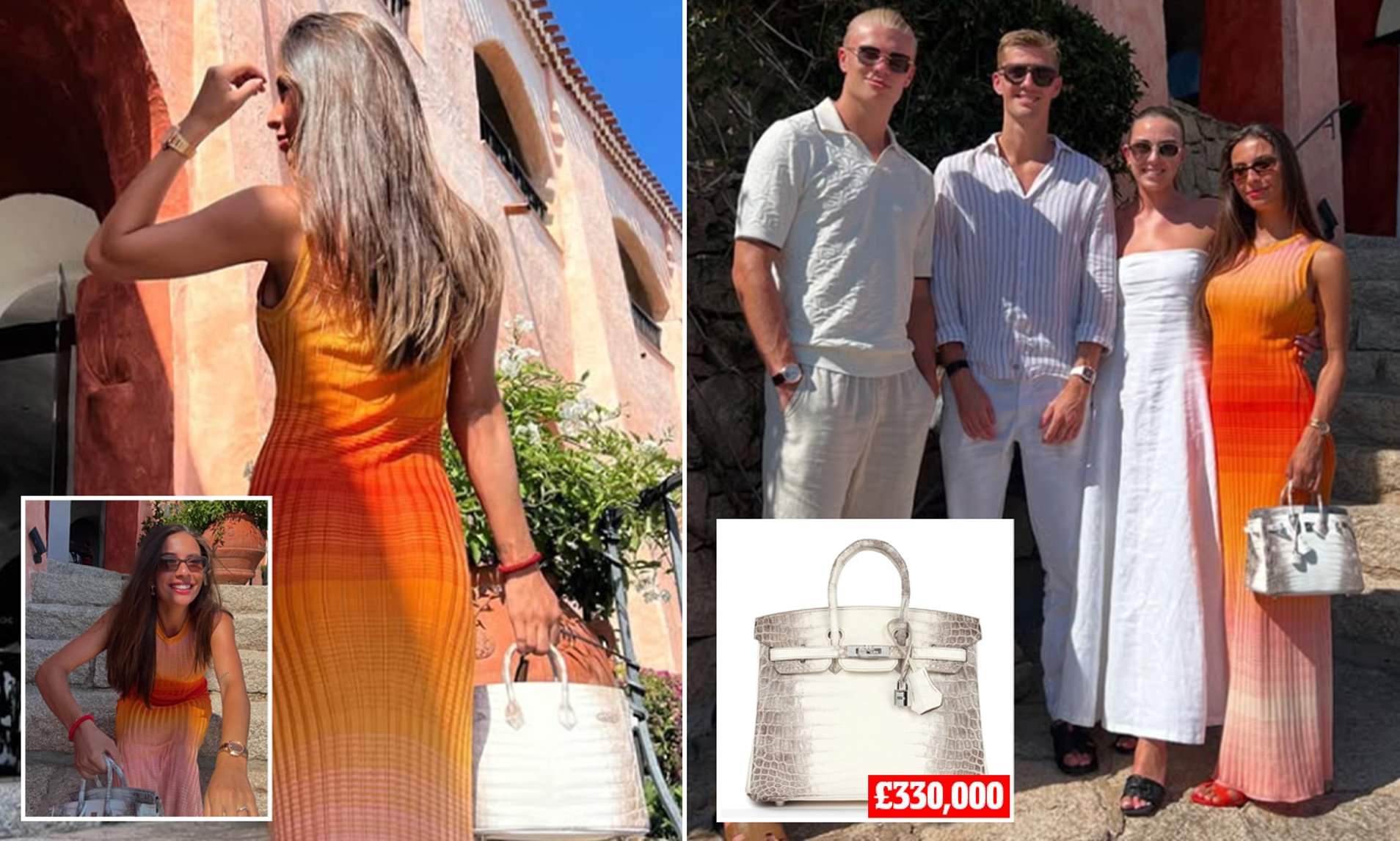 Erling Haaland treats Isabel Haugseng Johansen to £330,000 handbag