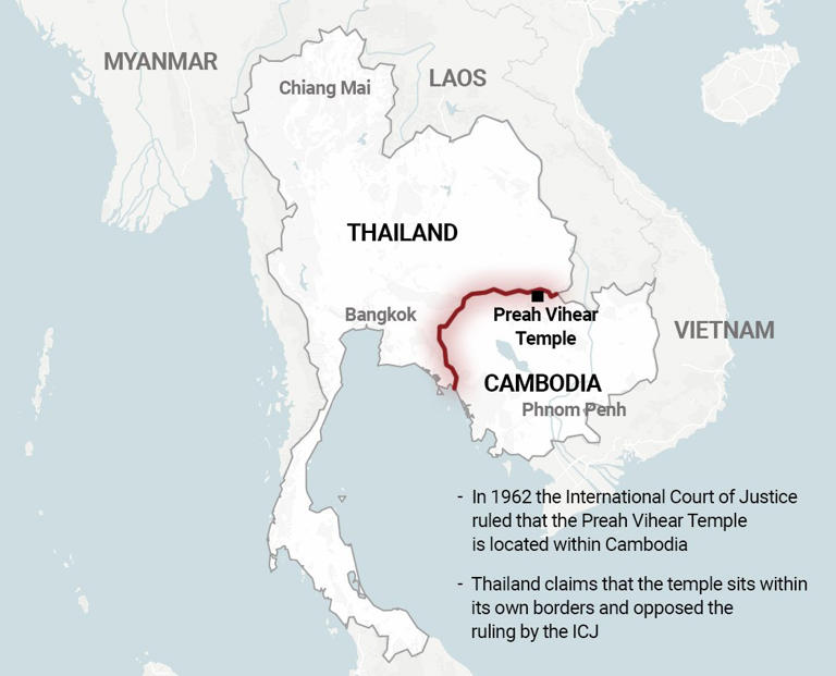 Travel advice for UK tourists in Thailand and Cambodia
