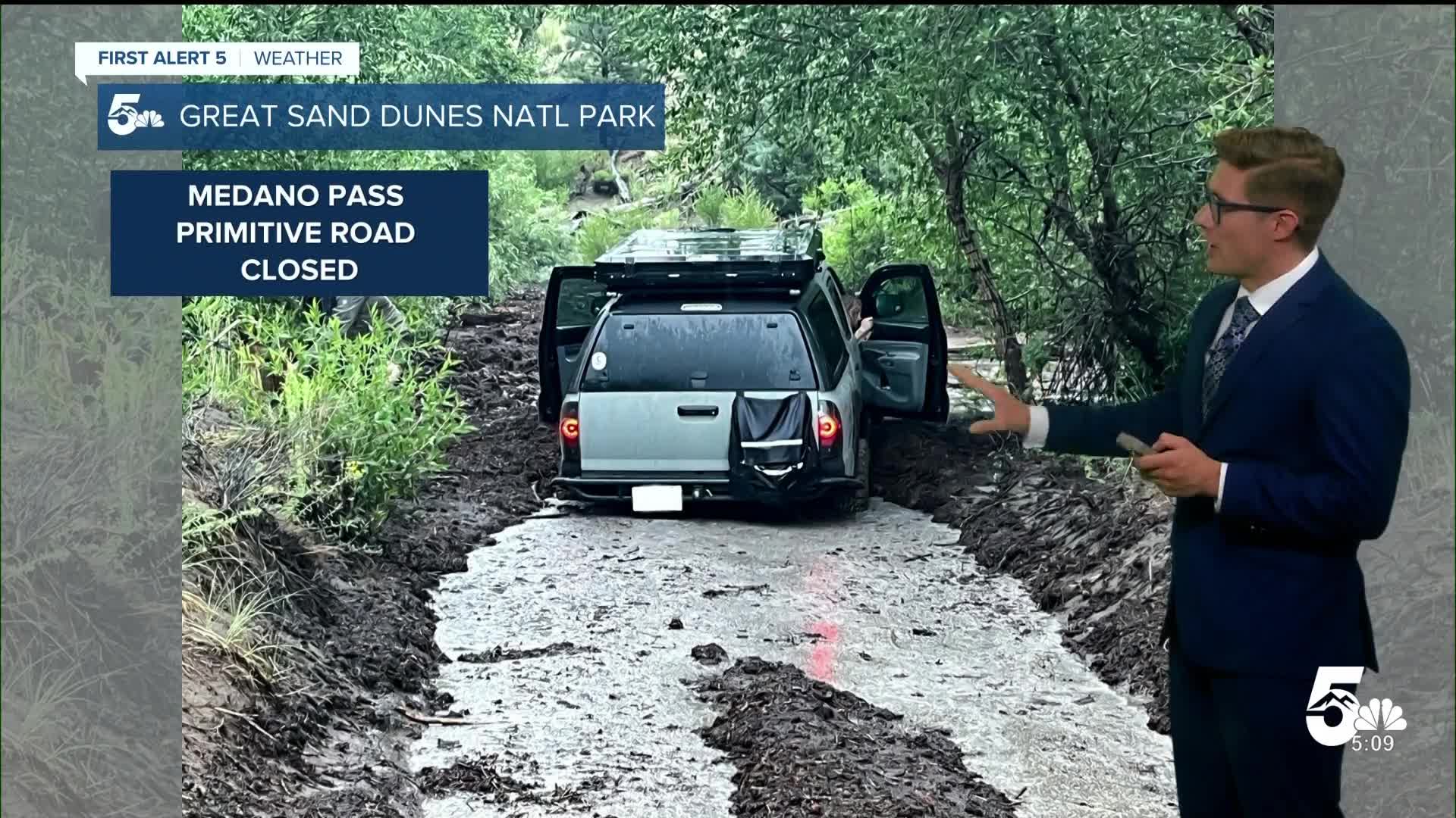 Medano Pass Primitive Road in Great Sand Dunes National Park closes due ...