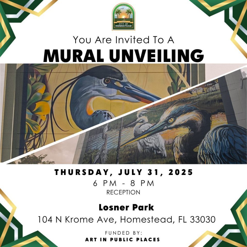 City of Homestead to Celebrate Art in Public Places with Mural ...
