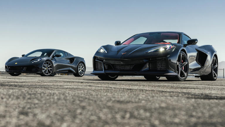 2024 Lotus Emira vs. Corvette E-Ray: Middle Ground Found?