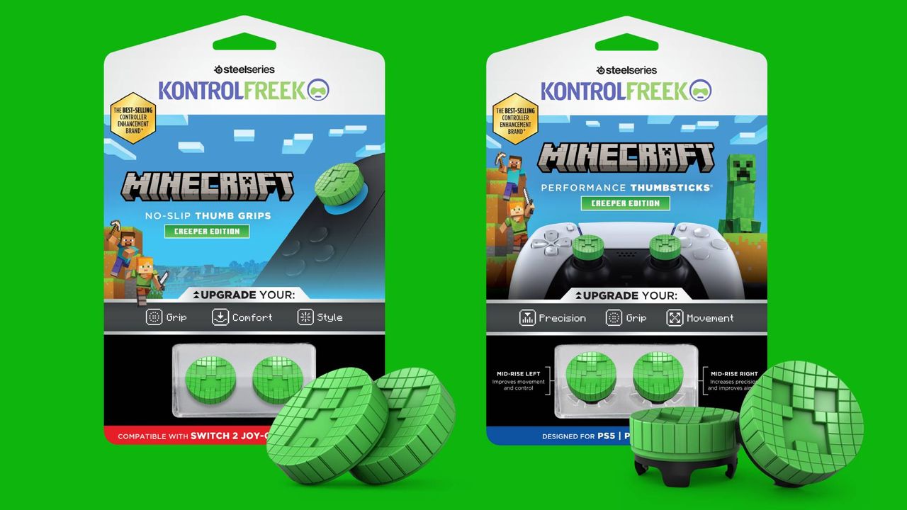 KontrolFreek reveals new Minecraft thumbsticks, including a model for ...