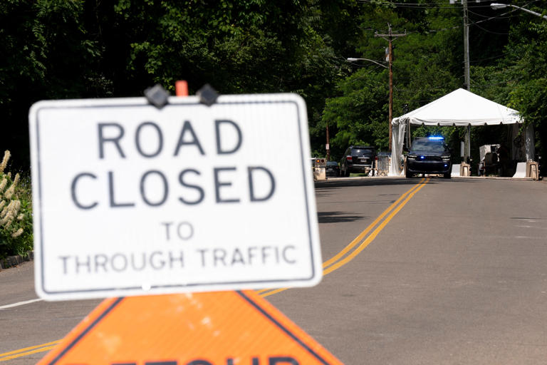 Roads around JD Vance's home to be closed this weekend, city says