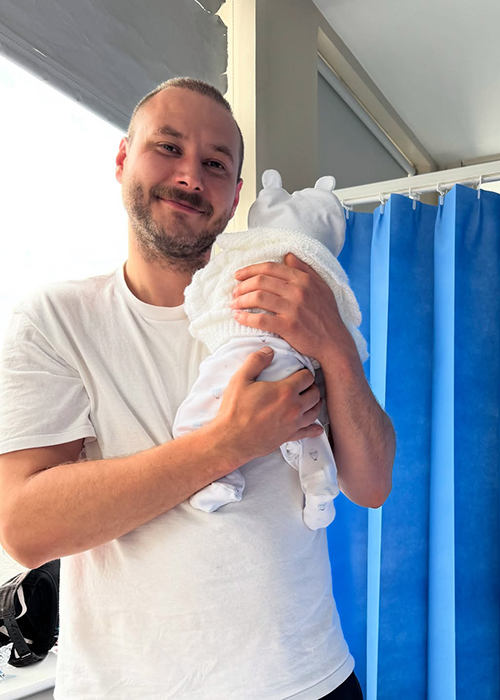 Ex-Tallafornia star Kelly Donegan welcomes 'determined' baby to the world