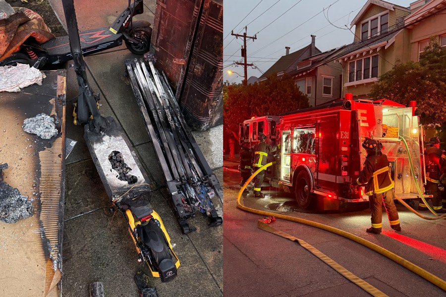 SFFD contains residential fire caused by electric scooter