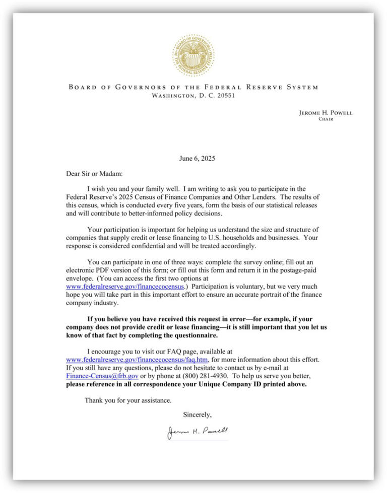 US conservatives spread fake Fed chair resignation letter online