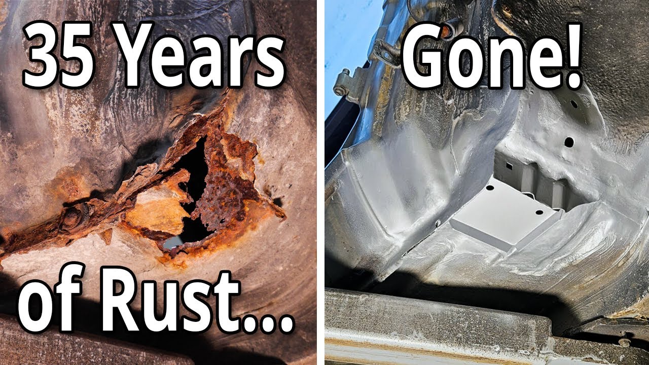 I fixed the worst rust on my BMW E30!