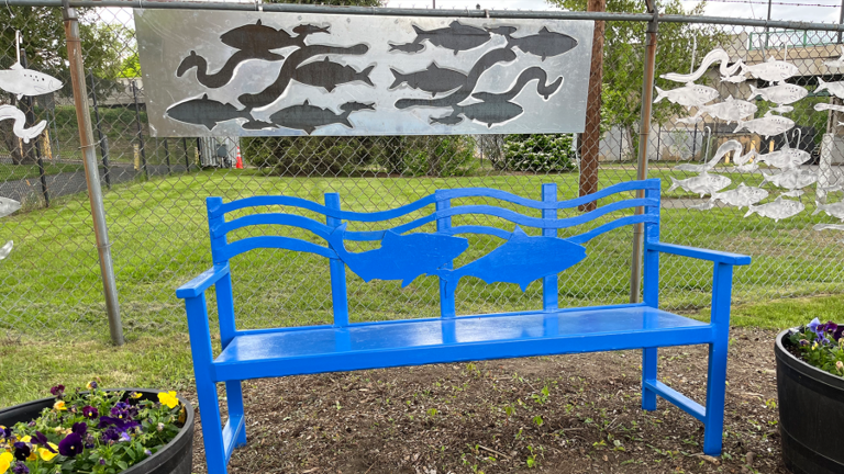 Turners Falls Fishway reveals student art and landscape upgrades
