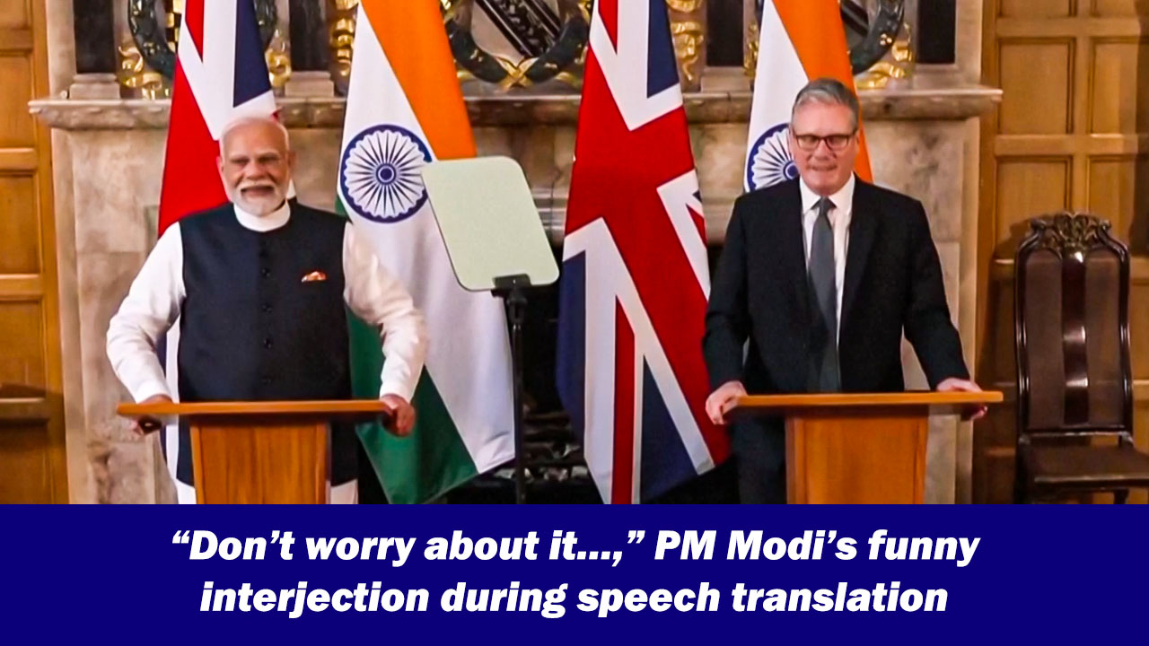 “Don’t worry about it…,” PM Modi’s funny interjection during speech ...