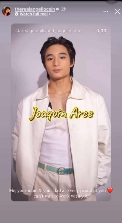 Angel Locsin 'can’t wait to work with' stepson Joaquin Arce