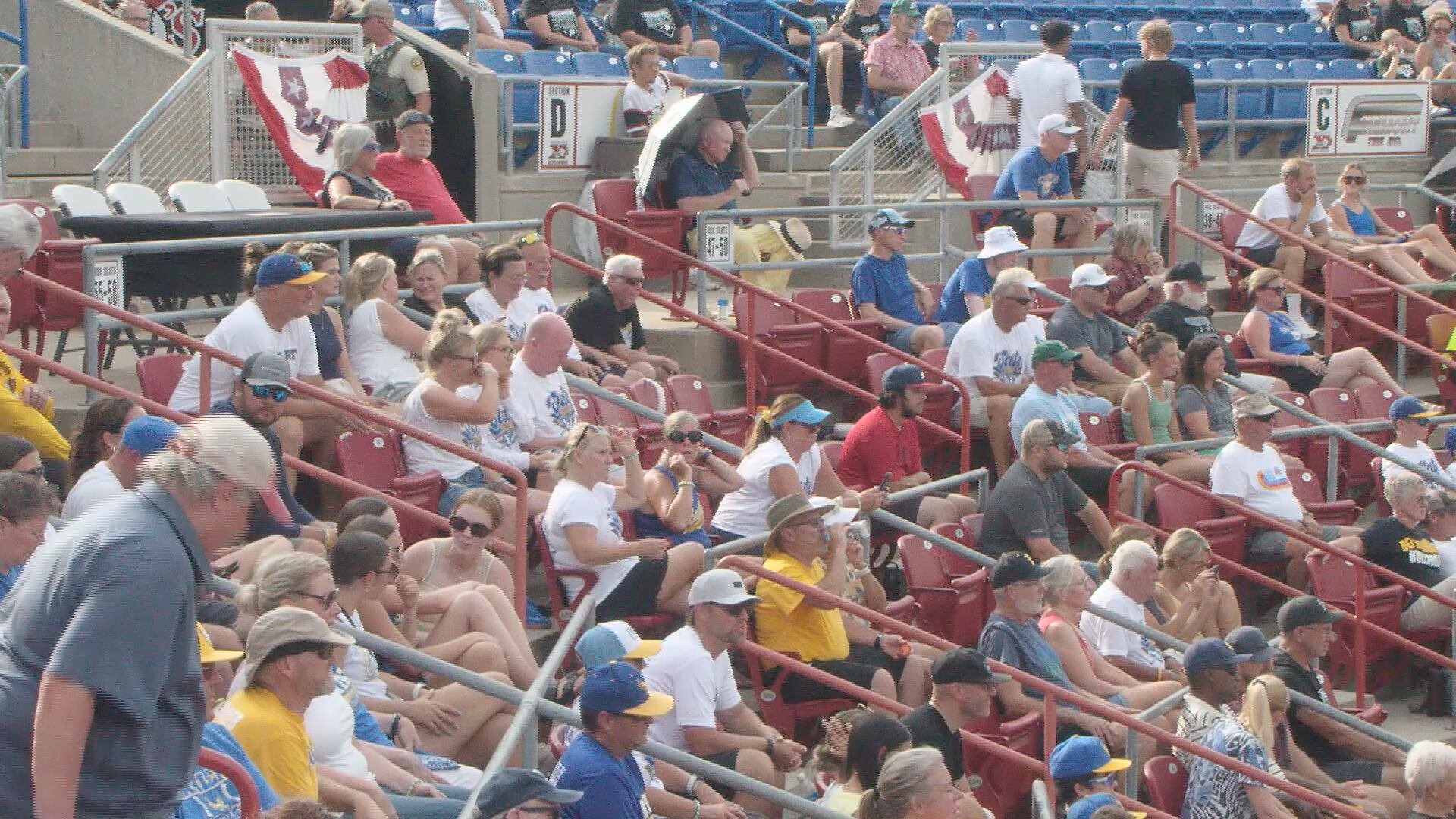 Thousands of fans pack the stands for the Iowa State Baseball Tournament